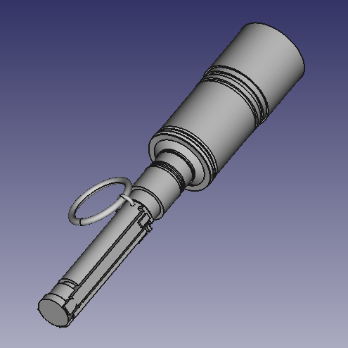 🔫 RKG-3M GRENADE PROTOTYPE CONCEPT・ STL File for 3D printing・Cults