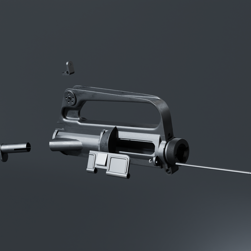 🔫 Colt DOE 9mm Airsoft M635 Upper Set・ STL File for 3D printing・Cults
