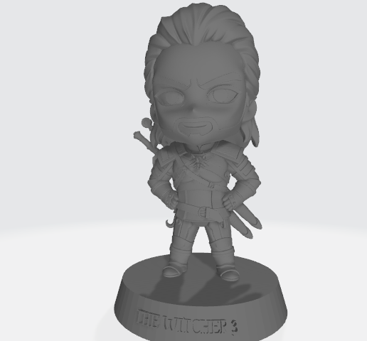 🦸 Chibi figurine - The Witcher Herald. The Witcher. Series.・ STL File ...