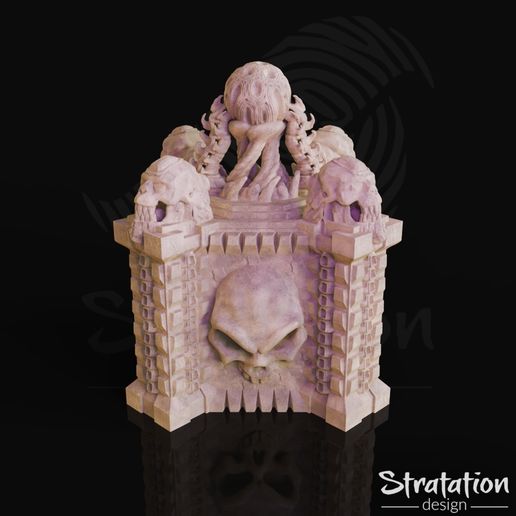 3D file Necromancer's Mausoleum Dice Box 🎲 ・3D printable model to ...