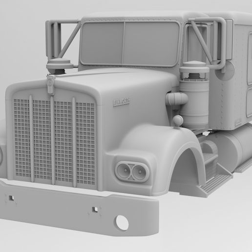 🚚 KENWORTH W925 CONVENTIONAL 1/32・ STL File for ・Cults