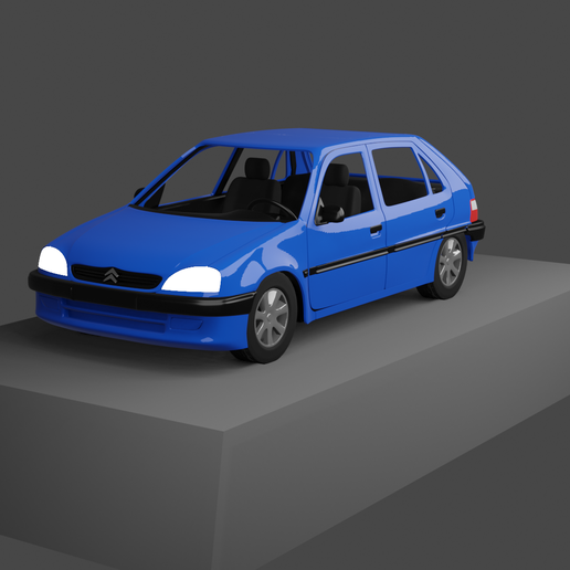 STL file Citroen Saxo 1.1 🚗 ・3D printer model to download・Cults
