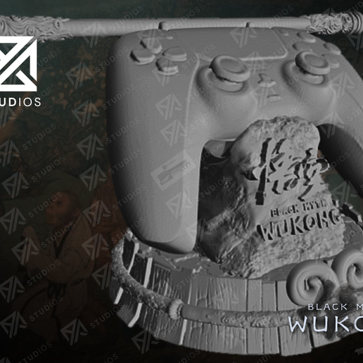 🕹️ PS4 PS5 Black Myth Wukong PS4 Controller Bracket Wukong・ 3D File for ...