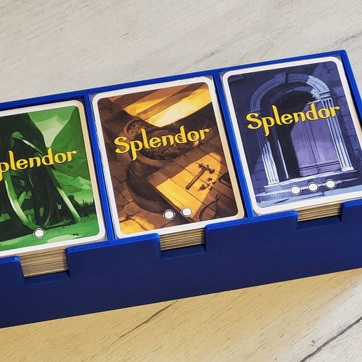 ♟ Splendor boardgame insert v1.1・ STL File for 3D printing・Cults