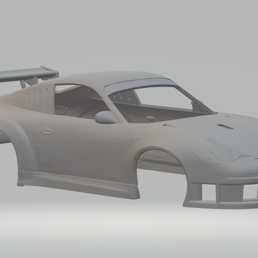 🚗 Porsche 911 GT3 RS/R・ STL File for ・Cults