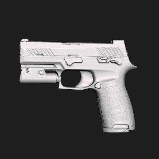 🩻 Sig Sauer P320 M18 Surefire XC1 Real Size Scan 3D Gun Mold・ STL File ...