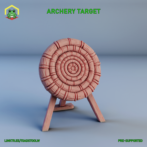 🎲 Archery target - STL - RPG MINIATURE・Free 3D File for 3D printing・Cults