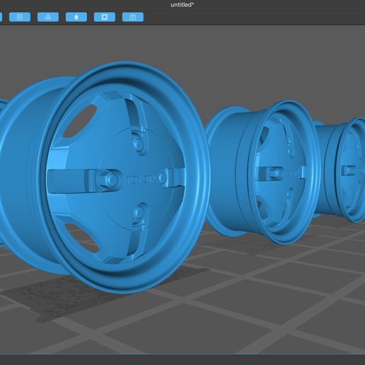 🛞 AE86 Levin Wheels・ 3D File for 3D printing・Cults