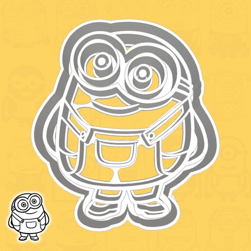 🍪 Minions / Despicable Me cookie cutters - banana party set / bundle ...