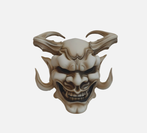 🐉 H57 demon head・ STL File for 3D printing・Cults