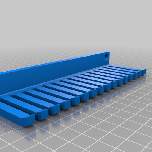 🔌 Cable rake・Free STL File for 3D printing・Cults