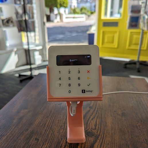 ⬆️ Sum Up Air Card Machine - Shop Stand・ STL File for ・Cults
