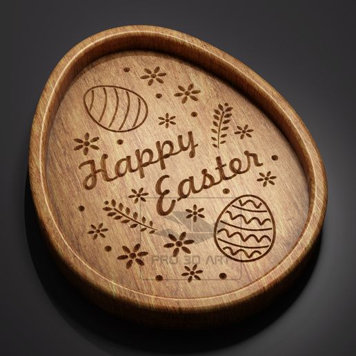 🪵 Easter Trays Pack - CNC Files for Wood (svg, dxf, eps, ai, pdf)・ 3D ...