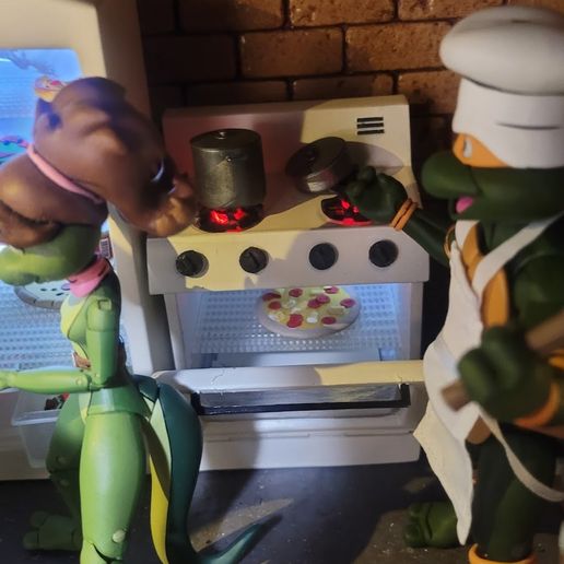 🥷 Ninja Turtles Kitchen Lair Accessories・ 3D File for 3D printing・Cults