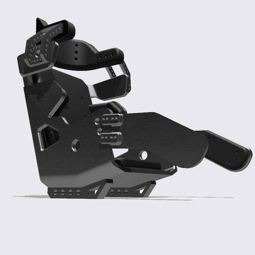 🏎️ Modern race car seat for scale model car/truck・ STL File for ・Cults