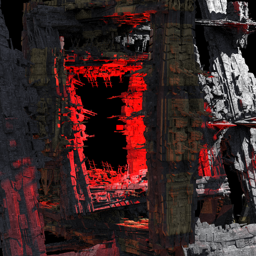 🛰 Hellraiser Dimensions Maze temples・ OBJ File for ・Cults