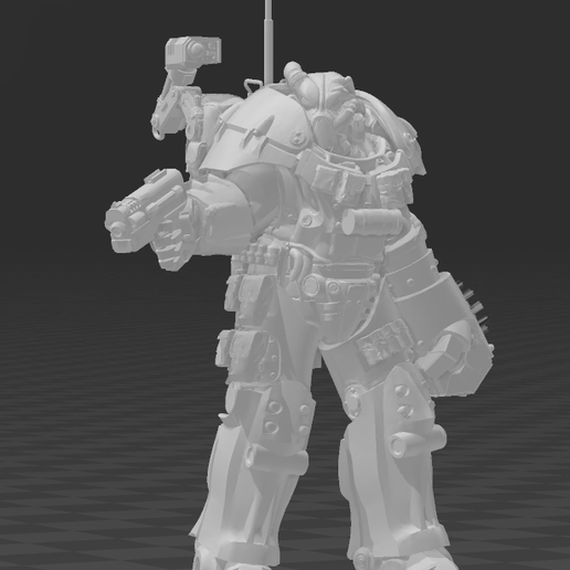 🎲 Enclave officer PA from Fallout (WiP)・Free OBJ File for 3D printing・Cults