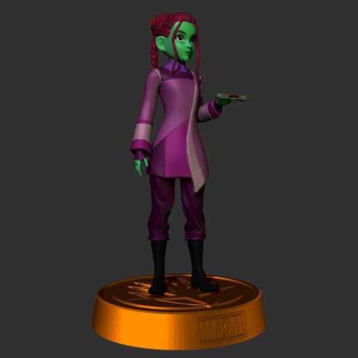3D file Kid Gamora - Infinity War Version 3D print model・3D print object to download・Cults