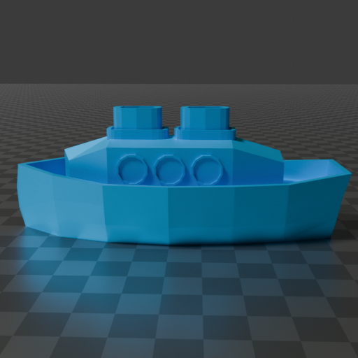 STL file Toy pasenger Boat 🛥️ ・3D printer model to download・Cults