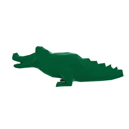 🐊 CrocoDuck (low poly)・Free STL File for 3D printing・Cults