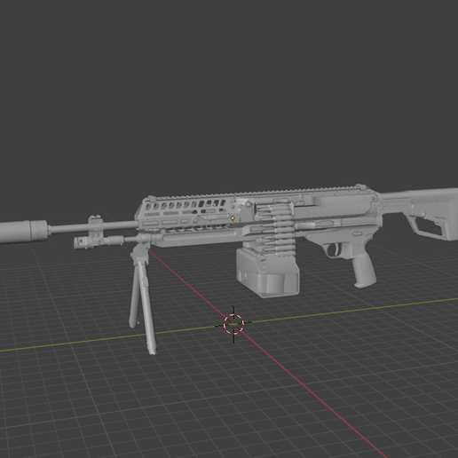 🔫 Sig Sauer XM250 Machine gun Model・ OBJ File for 3D printing・Cults