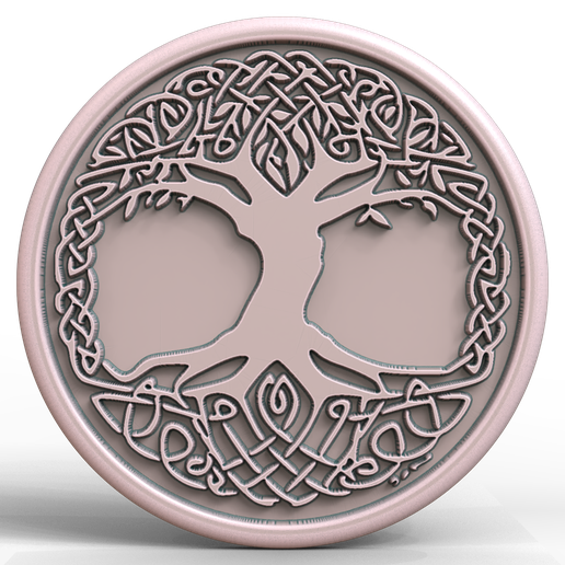 3D file 3D Model STL File for CNC Router Laser & 3D Printer Tree of ...