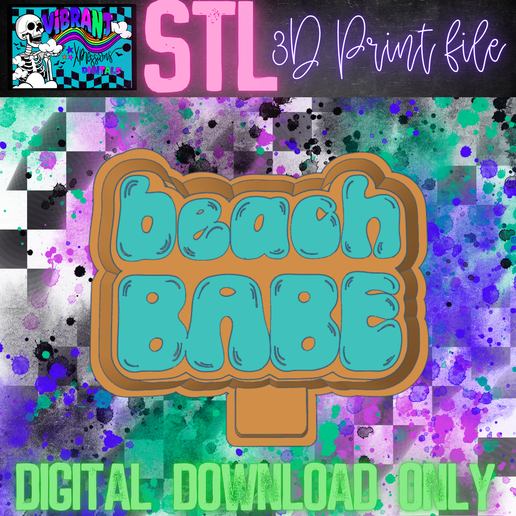 🏖️ Beach Babe STL Freshie Housing・ STL File for 3D printing・Cults
