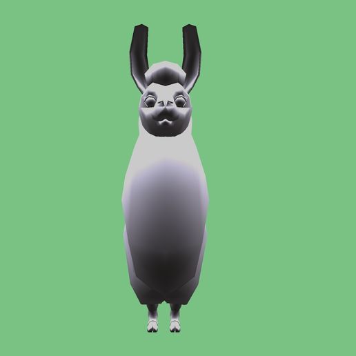 OBJ file Llama | Jimmy Neutron 🚀🦴 ・3D printable model to download・Cults
