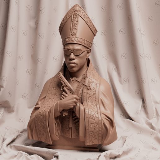 🗿 POPE・ OBJ File for 3D printing・Cults