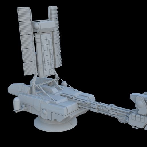 🛰 Radar set・ STL File for 3D printing・Cults