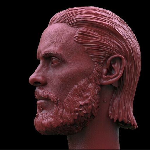 👾 Blade Runner -Niander Wallace-Jared Leto Head・ STL File for ・Cults