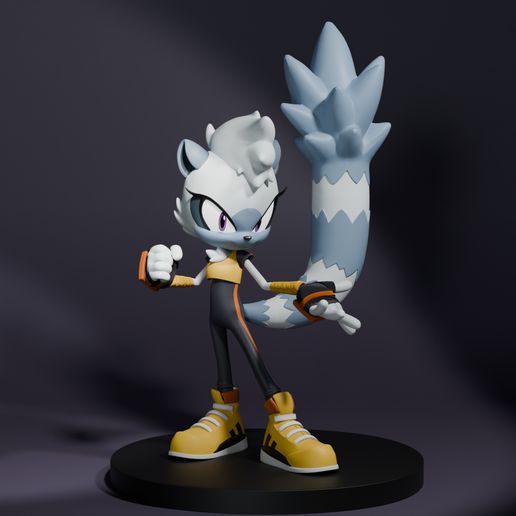 🦔 Tangle The Lemur, Sonic the Hedgehog IDW・ STL File for 3D printing・Cults