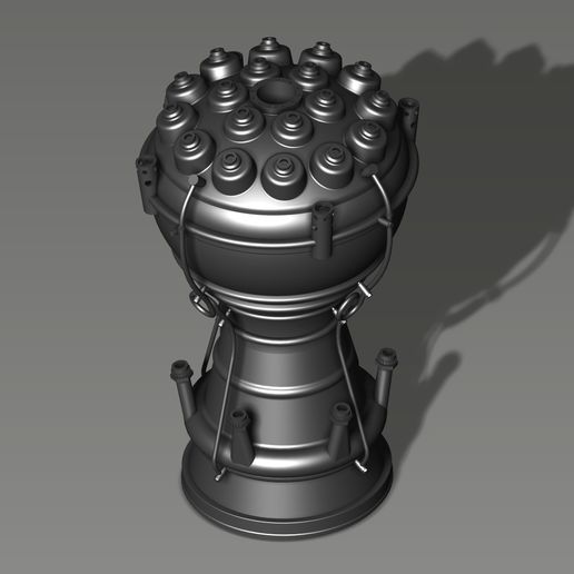 STL file 1/35 V2 Rocket Motor 🚀 ・3D printer design to download・Cults