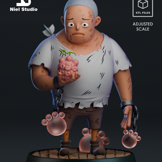 🧒 Bartholomew Kuma ONE PIECE・ 3D File for 3D printing・Cults