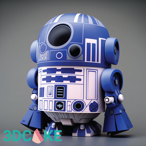🤖 R2D2・Free STL File for 3D printing・Cults