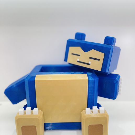 🐉 Snorlax Pokemon Multipart・3D Print with the Bambu lab A1 3D printer・Cults