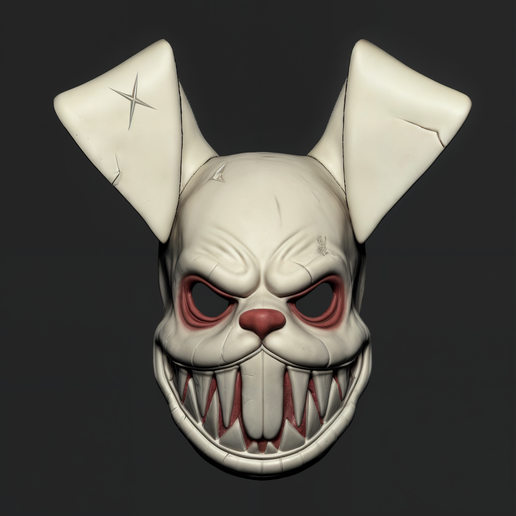 3D file RABBIT MASK 🐇 ・3D printer design to download・Cults