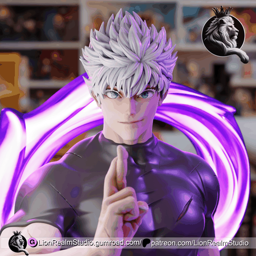 🗿 Satoru Gojo - Jujutsu Kaisen・ 3D File for 3D printing・Cults