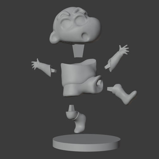 STL file Crayon Shin-chan Cute Figure 🖍️ ・3D printing template to ...