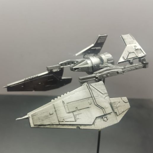 ⭐ STAR WARS KOTOR SITH FIGHTER・ STL File for 3D printing・Cults