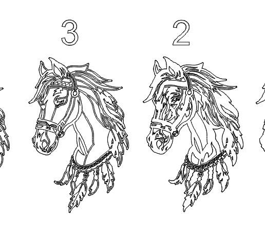 🪵 Multi-layer laser-cut wood horse・ DXF File for 3D printing and CNC ...