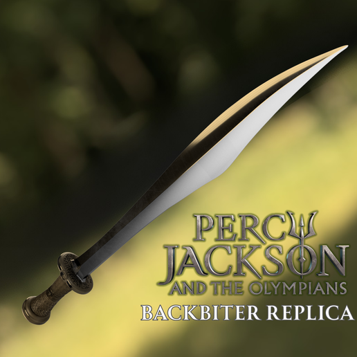 🗡️ Backbiter 1:1 Replica 3D Model Luke Castellan Sword (Percy Jackson ...