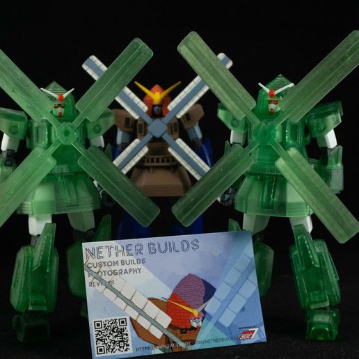 Archivo 3D Nether gundam STL archivos sólo 1/144th escala kit de ...