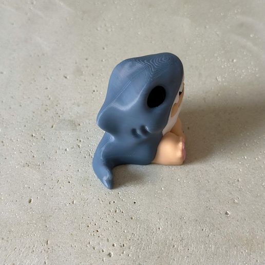 🐱 Cat in Shark Costume・Free STL File for 3D printing・Cults