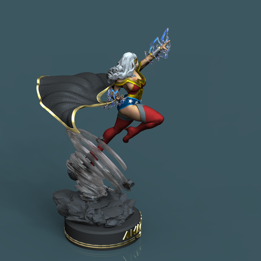 👩 Amazon Amalgam comics STL for 3d printing Storm/Wonder woman・ 3D File ...