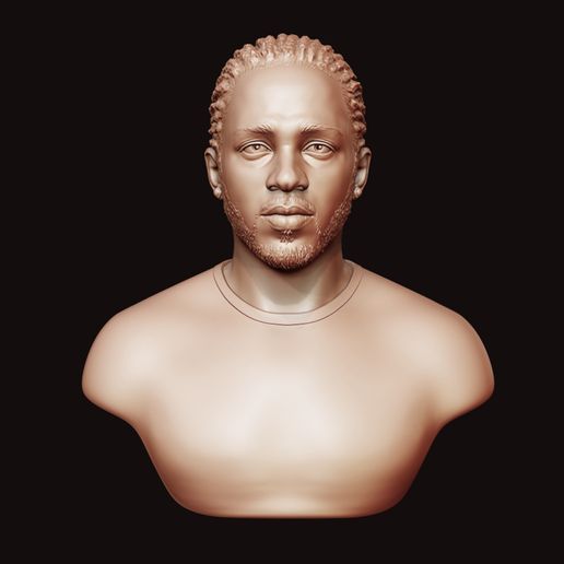 STL file Kendrick Lamar Bust 3D print model 👤 (OBJ and DXF)・3D printer ...