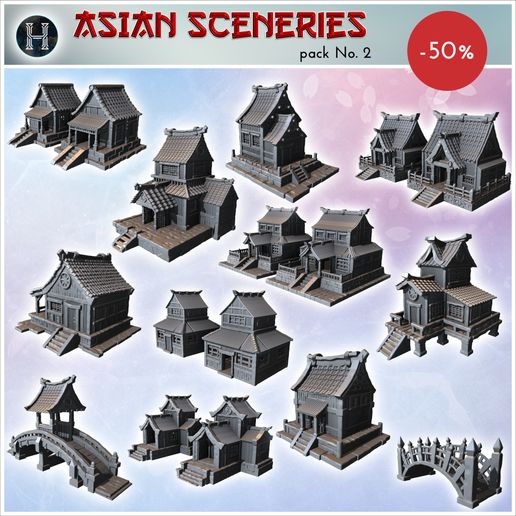 🥷 Asian sceneries pack No. 2 - Asian Asia Oriental Angkor Ninja ...