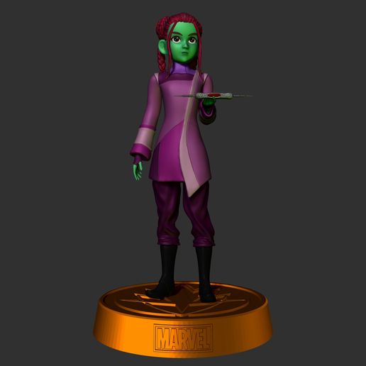 3D file Kid Gamora - Infinity War Version 3D print model・3D print object to download・Cults
