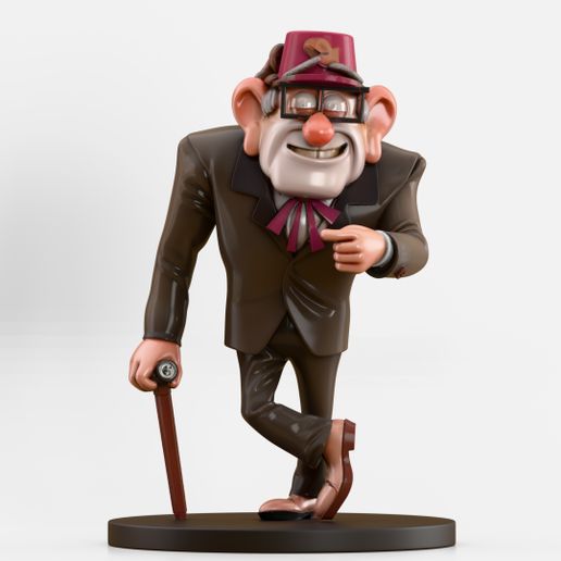 🎨 Stan Pines Gravity Falls Fan Art・Archivo STL para Impresión 3D・Cults