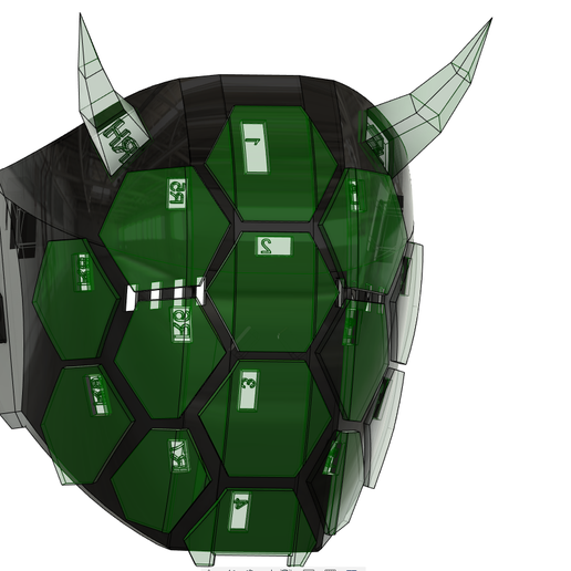 🎭 Cyber Ronin Mask・ STL File for 3D printing・Cults